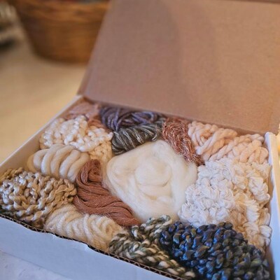 Yarn Fiber Collection 30 Total Yards Fiber Samples, Yarn Weaving, Junk ...