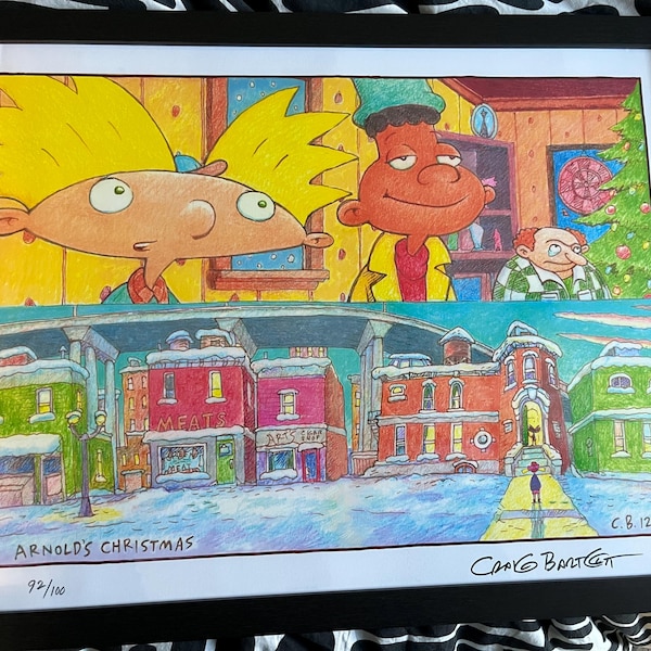 Arnold at Bat -- Digital Image by Hey Arnold Creator Craig Bartlett - Etsy