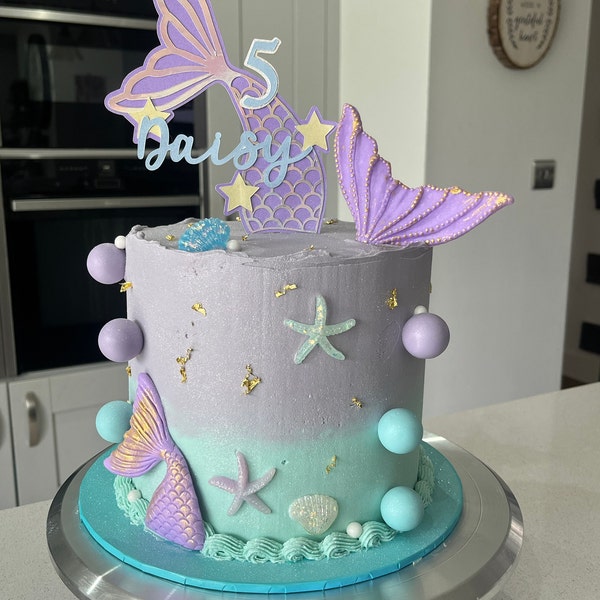 Personalised Martini Glass Cake Topper | Adult Birthday Cake Topper ...