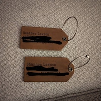 Luggage Tags, Handmade Luggage Label, Custom Luggage Tags, Bag Tags ...