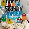 Birthday Cake Topper , Arcade Cake Toppers , Pac Birthday, 80s Birthday ...