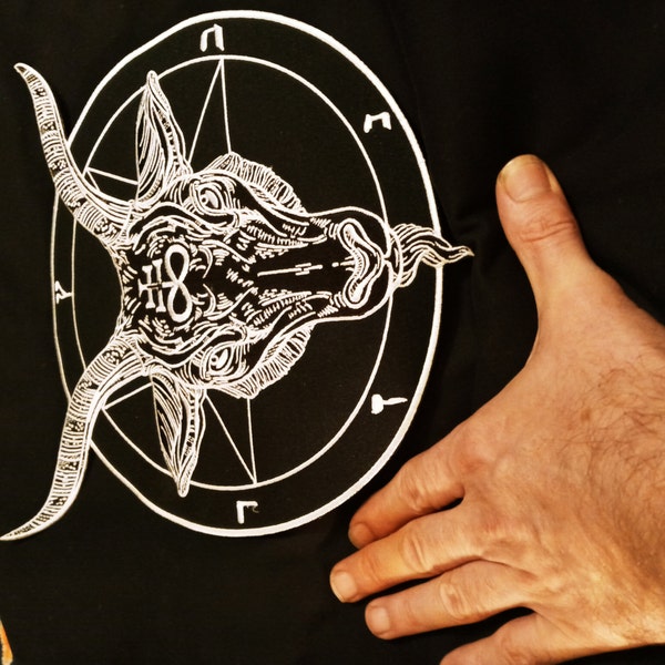 PENTAGRAM Large Back Patch Pour Gilet De Motard Personnalisé - Etsy