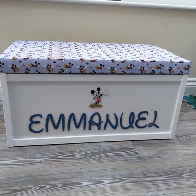 Personalised Toy Box, Custom, Bespoke, Wooden, Toy Box, Large, Toybox ...