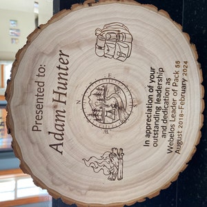 Cub Master Appreciation Plaque - Etsy