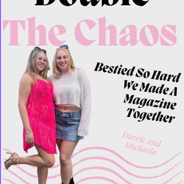 Printable Bestie Magazine Template - Personalized Besties Gift, Custom ...