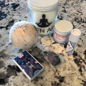 Zen Af Spa Box , Natural Spa Box Self Care Kit Gift , Relax Spa Day ...
