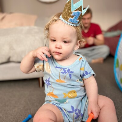 Mustard Birthday Crown Half Birthday Crown Baby 1st - Etsy UK