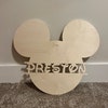 Emma Wood Name Sign for Nursery Wall Hanging Custom Name for Above Crib ...