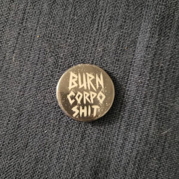 Burn Corpo Shit Cyberpunk 2077 Button Pin Badge - Etsy