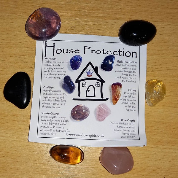 House Home Protection Crystal Set - Etsy