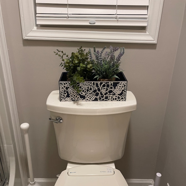 Toilet Tank Box | Bathroom Toilet Storage | Storage Box | Toilet Tank ...