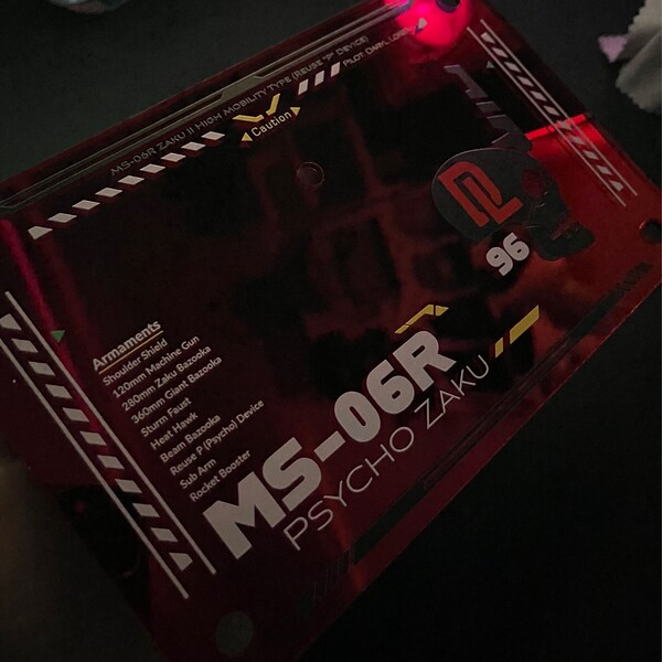 Premium Large Gunpla Acrylic Display Base With Standoffs | 1/100 and 1/ ...