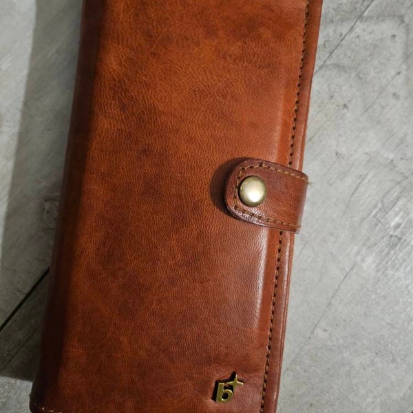 Premium Women's Leather Wallet Handmade Full Leather City Zipper Wallet ...