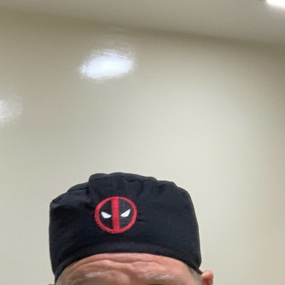 Marvel Comics Deadpool Embroidered Men's Scrub Cap/hat One Size Fits ...