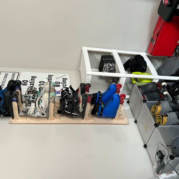 Inline / Roller Skate Rack. Holds 4 Pairs - Etsy