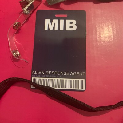 MIB Men in Black Novelty ID Badge Prop Costume - Etsy