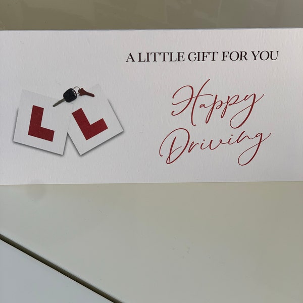 Driving Lesson Money Wallet - Gift Voucher - Money Wallet - Gift Wallet ...