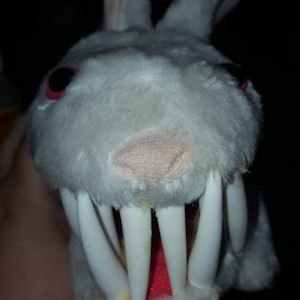 Set of Thin 2 Fangs, White or Black Resin Teeth, Sharp Monster Fangs ...