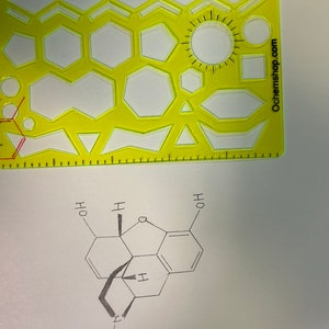 Science Stencil Chemistry Stencil Organic Chemistry Stencil Journaling ...