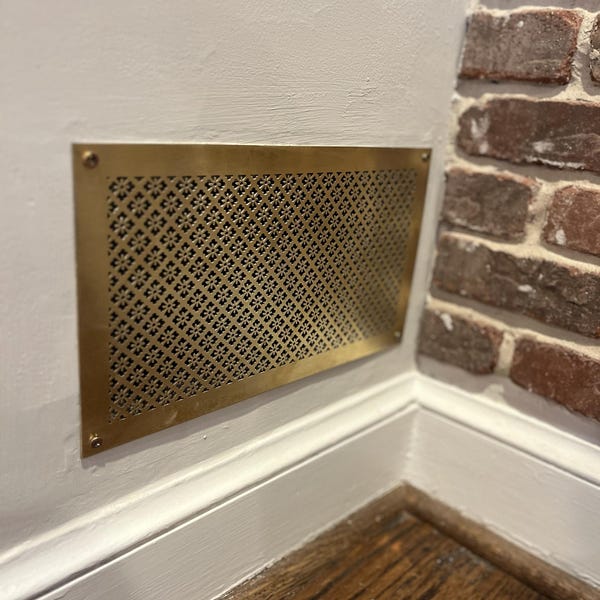 Custom Metal HVAC Vent Covers | Contemporary Design & Fit - Etsy
