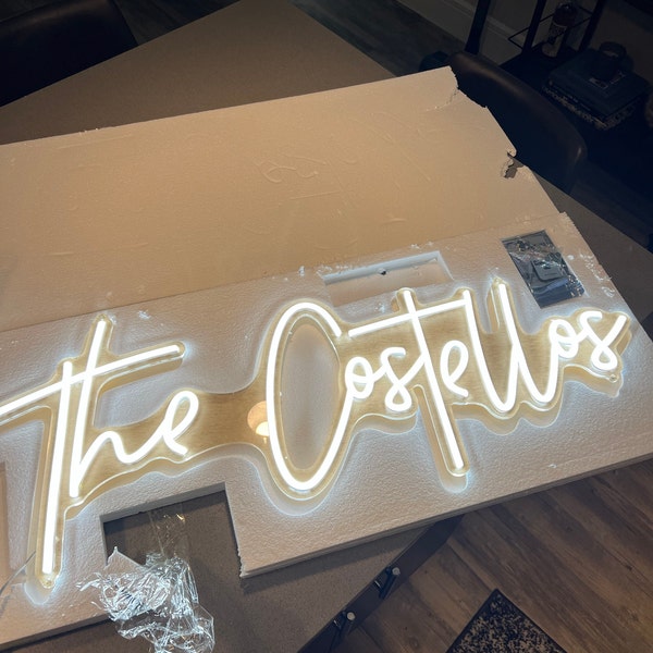 Personalized Neon Sign for Event | Custom Business Sign | Custom Neon ...
