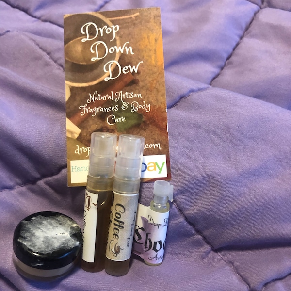 Perfume Solid Sampler Set of 6, Sample Tubs, 3 Ml, Frankincense & Myrrh ...