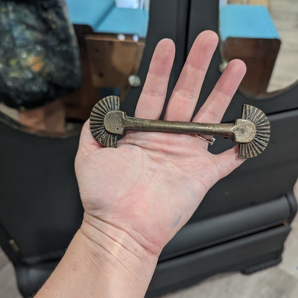 Antique Art Deco Fan Kitchen Handles and Knobs, Cabinet Door Handles ...