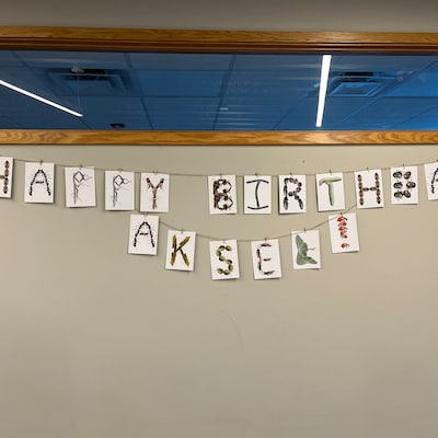 Eat Your Fruits and Vegetables Pennant Fabric Food Alphabet Fun Food ...