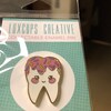 Pink Sweet Tooth Pin Hard Enamel Pin Cloisonné Tooth Lapel Pin Enamel ...