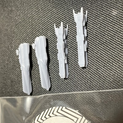 Ikazuchi Class 1, 3, 6 or 12 Model Custom Kit Robotech Space Ship Fleet ...