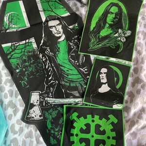 Samhain Danzig Werewolf Demon Patch , Back Patch Size , Heavy Metal ...