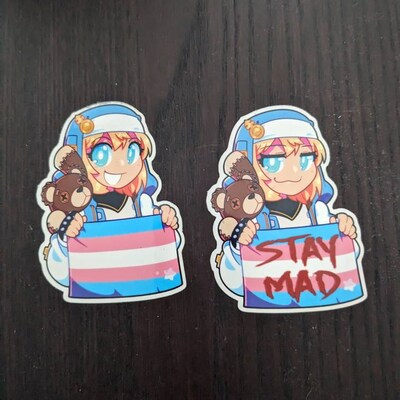Pride Bridget GUILTY GEAR STRIVE Stickers - Etsy