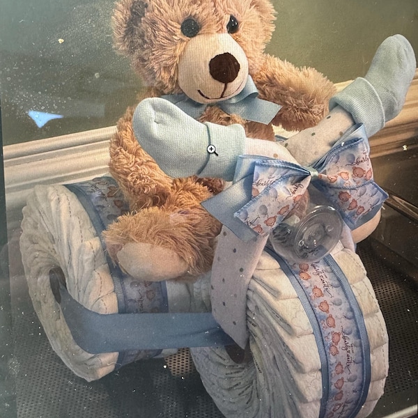 Do It Yourself Diaper Cake Plain Diaper Cake Undecorated Diaper Cake ...