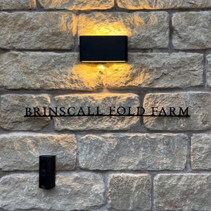 Personalized Metal Villa Name Sign, Custom House Entry Sign, Custom ...