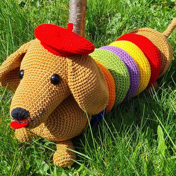 DOG STACKING TOY Crochet Pattern, Dog Amigurumi Baby Activity Toy,ring ...