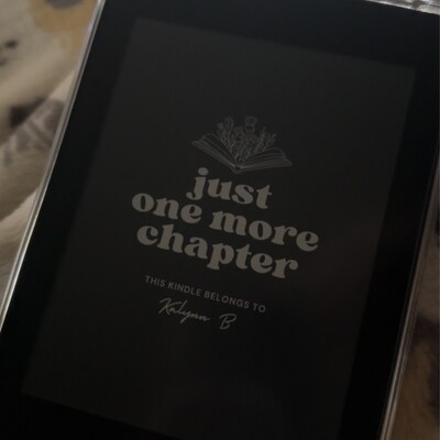 DIGITAL DOWNLOAD Kindle Decal for Kindle E-reader Decal - Etsy
