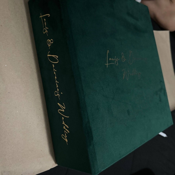 Ring Binder Box With 2-3-4 Rings, Personalized Ring Portfolio Box, Hard ...