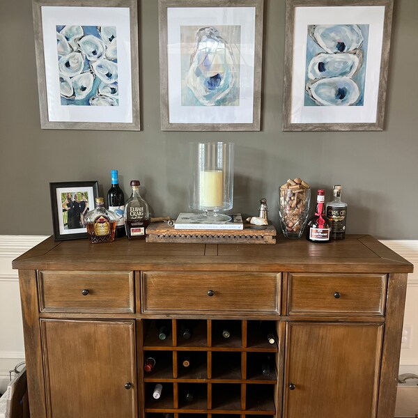 Moonstone Oyster, Print of Original Acrylic Painting, by Kim Hovell - Etsy