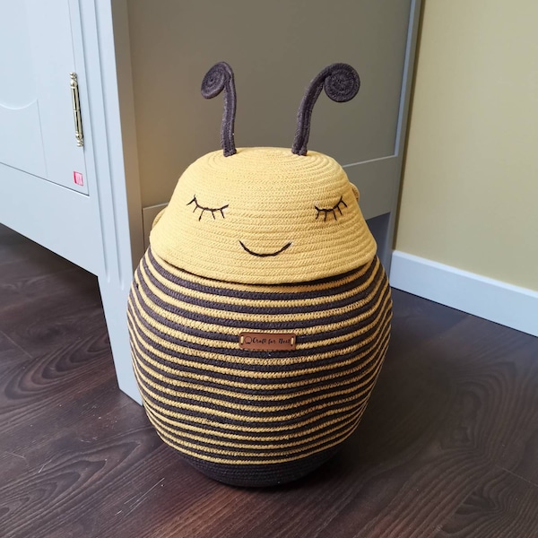 Catch All Tray, White Cotton Rope Trays, Handmade Basket for Livining ...