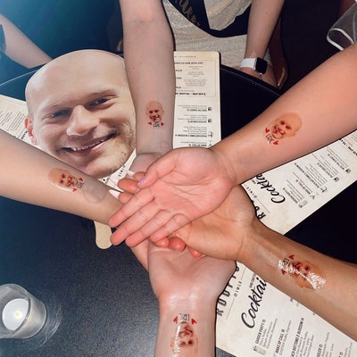 Custom School Spirit Tattoos Temporary Tatsyour Mascot Your - Etsy