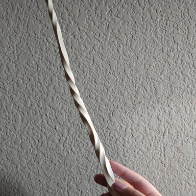 Handmade Wooden Wand, Beech Wood With Twisted Handle - Etsy