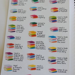 Reading Challenge Planner Stickers Reading Planner Stickers Reading ...