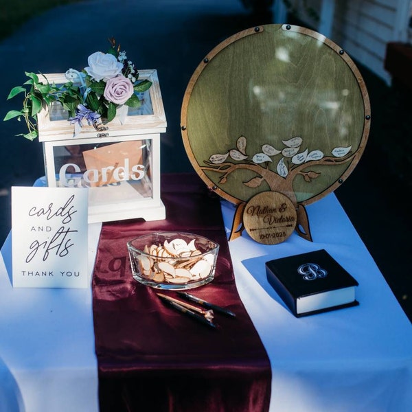 Tree of Life Guest Book, Custom Wedding Guest Book, Family Tree Guest ...