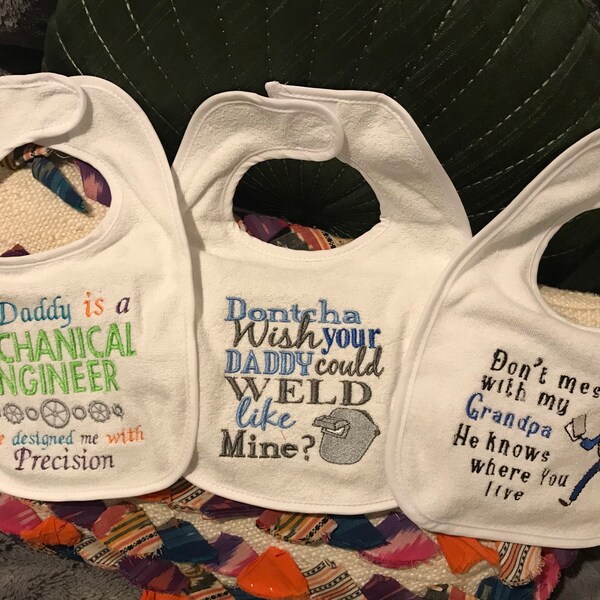 Twins - Bib Set for Girl Twins - Twins - Twin Girls - Twin Bibs - Baby ...