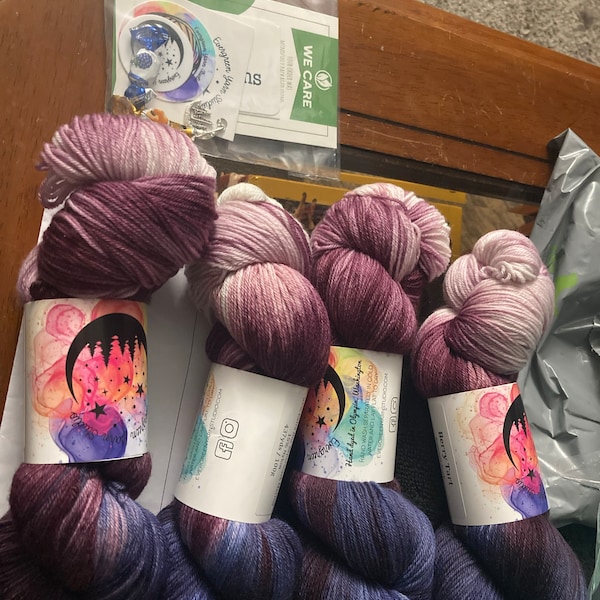 Berry Tart | MADE TO ORDER | Hand Dyed Yarn, Indie Dyed Yarn, Sock Yarn ...