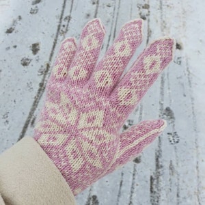 Snow Mittens Winter Mittens Red Mittens Mittens Wool Mittens - Etsy