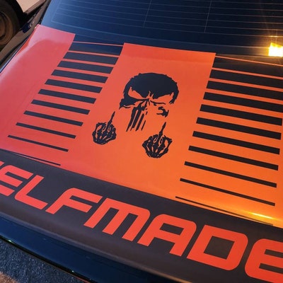 Custom Text Front Bumper Vinyl Decal Fits Dodge Challenger Sxt - Etsy