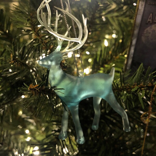 Magical Wizarding Christmas Ornament/ Stag and Does Protective Spell ...