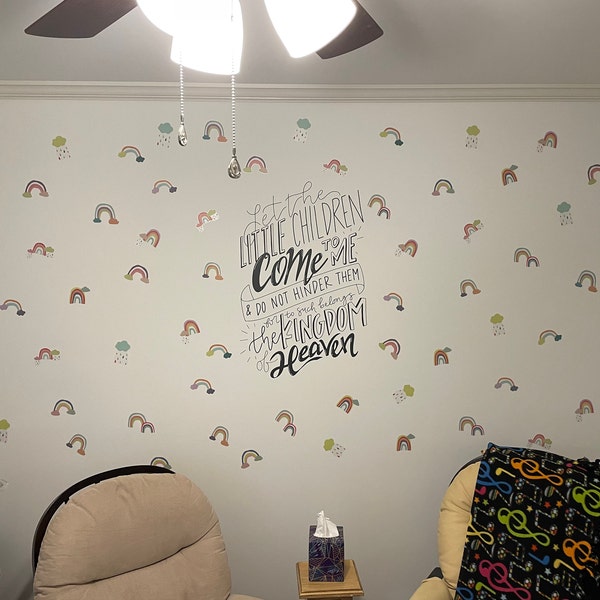 Let the Little Children Come to Me | Church Nursery Wall Decal | Kids ...