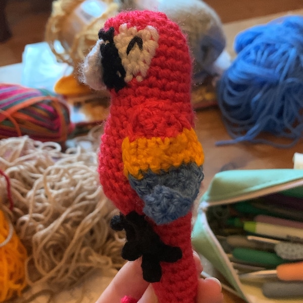 Macaw Amigurumi Pattern - Parrot Crochet Pattern - Etsy